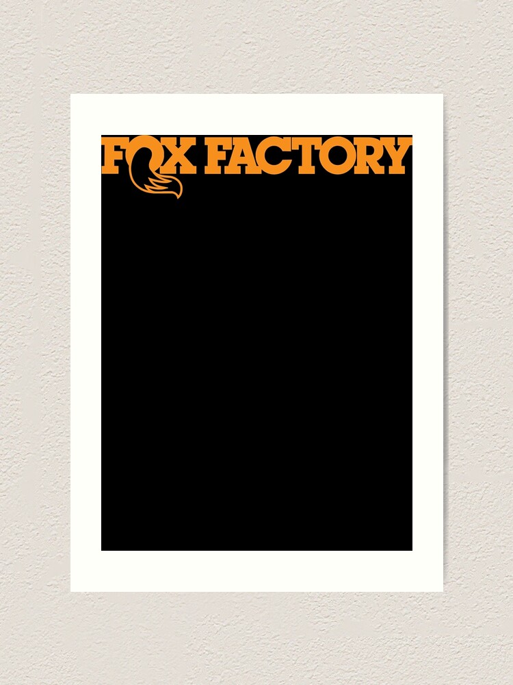 "FOX FACTORY RACING SHOX LOGO" Art Print for Sale by IndiraMiller ...