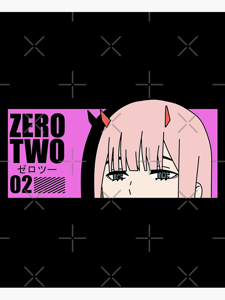 "cool zero two with japanese text" Poster for Sale by Semzig | Redbubble