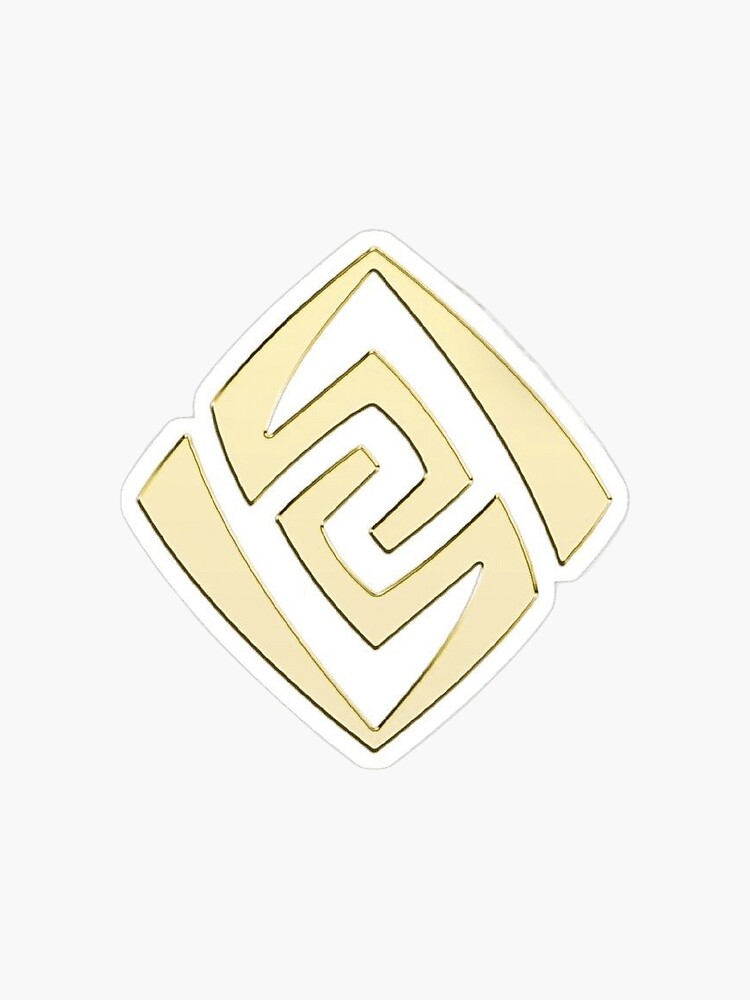 "Geo Element Symbol" Sticker for Sale by Koalss | Redbubble