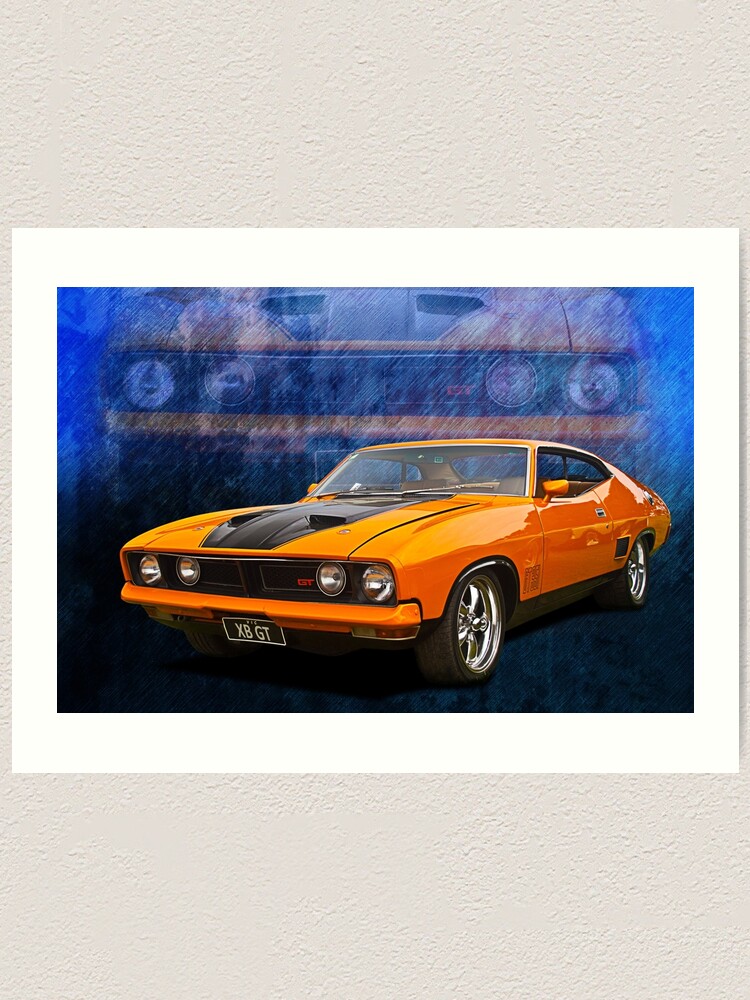 "Ford Falcon XB 351 GT Coupe" Art Print by StuartRow | Redbubble