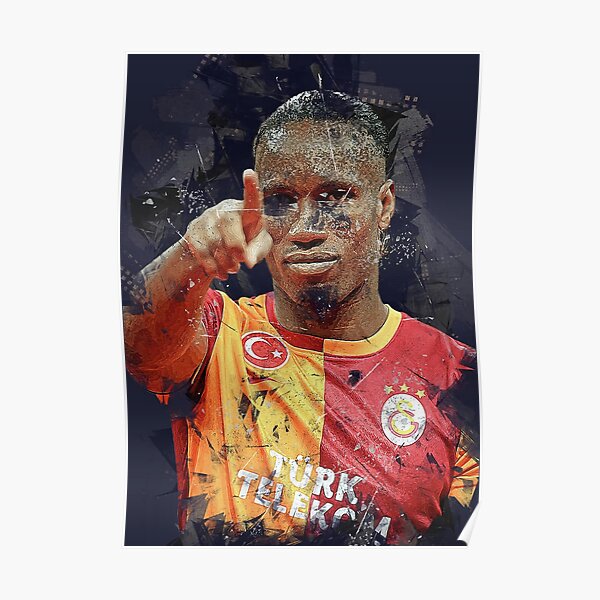 "Didier Drogba Wallpaper" Poster for Sale by HizamAtha | Redbubble