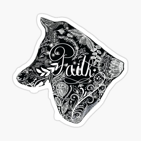 "Wolf botanical art" Sticker for Sale by Divinehands11 | Redbubble