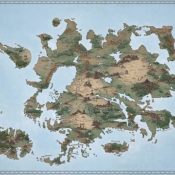 "Path of Exile map of Wraeclast" Photographic Print for Sale by ...