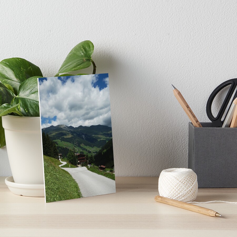 "Alpine Road" Art Board Print for Sale by bexceli | Redbubble