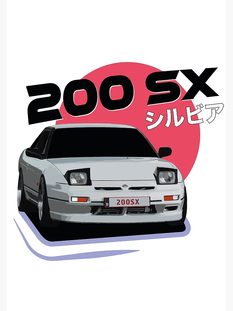 "Nissan 200sx S13" Poster for Sale by ivorys13 | Redbubble