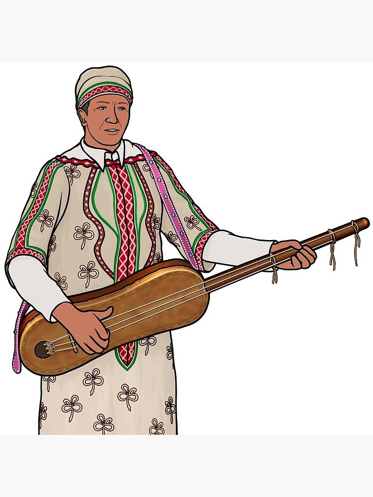 "moroccan tradition music art gnawa style for adult and kids " Sticker ...