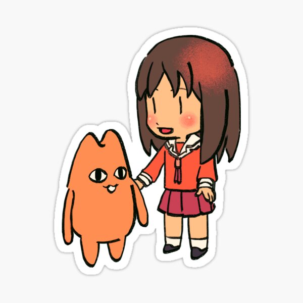 "I draw chibi osaka and chiyo chan's dad / azumanga daioh" Sticker for ...