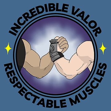 "Respectable Muscles!" Sticker for Sale by Berben | Redbubble