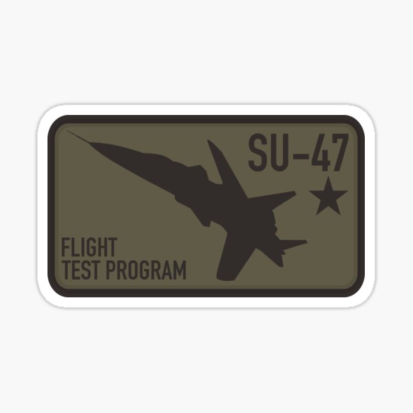 "Sukhoi SU-47 Berkut" Sticker for Sale by StrongVlad | Redbubble
