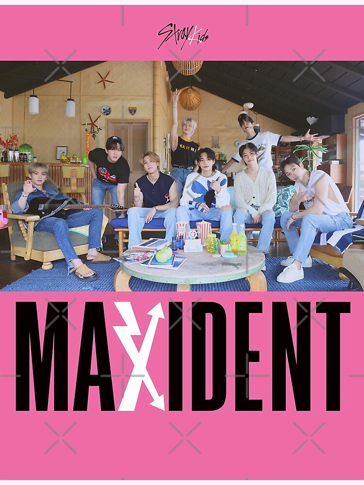 Póster «Maxident STRAY KIDS SKZ LOGO kpop círculo firmas autógrafos» de ...
