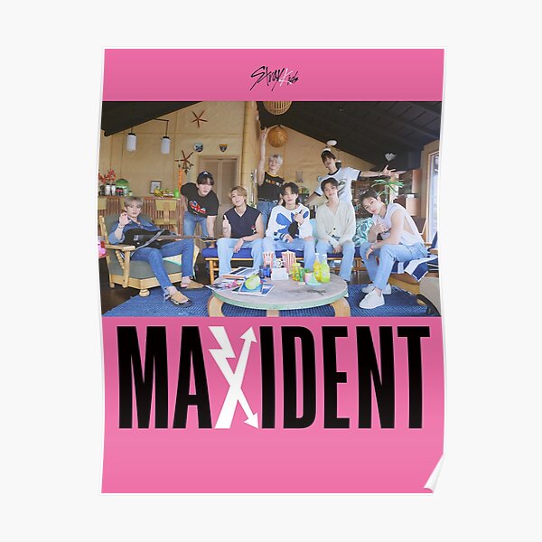 Póster «Maxident STRAY KIDS SKZ LOGO kpop círculo firmas autógrafos» de ...