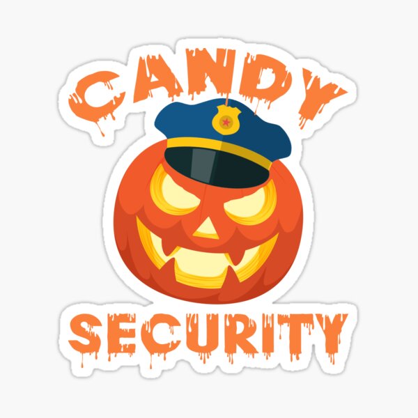 "Candy Security" Sticker for Sale by GuwdTCo | Redbubble
