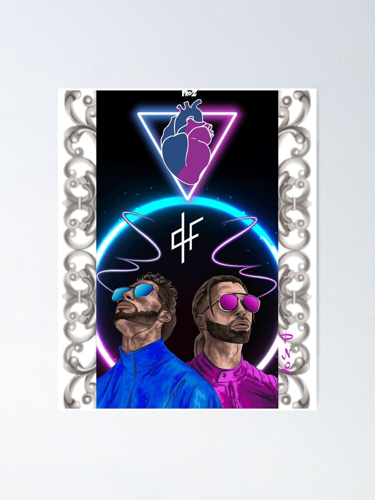 "PNL - DF COEUR ET TETE DANS L'ESPACE" Poster for Sale by ...