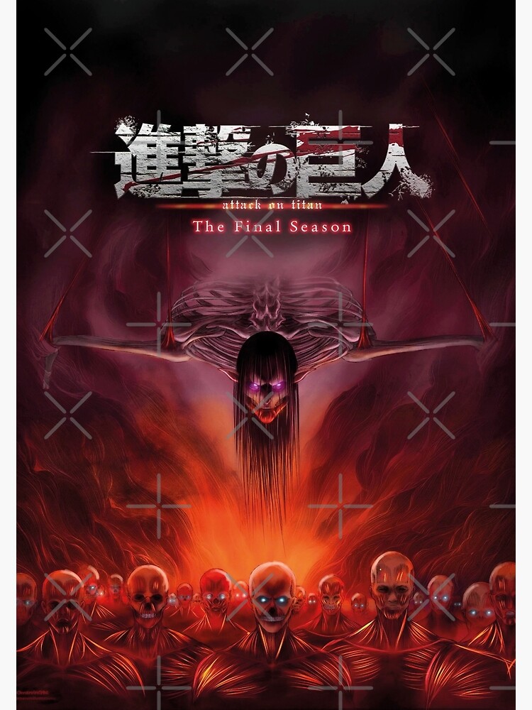 "Attack on titan Rumbling" Poster for Sale by SeerEmperor | Redbubble