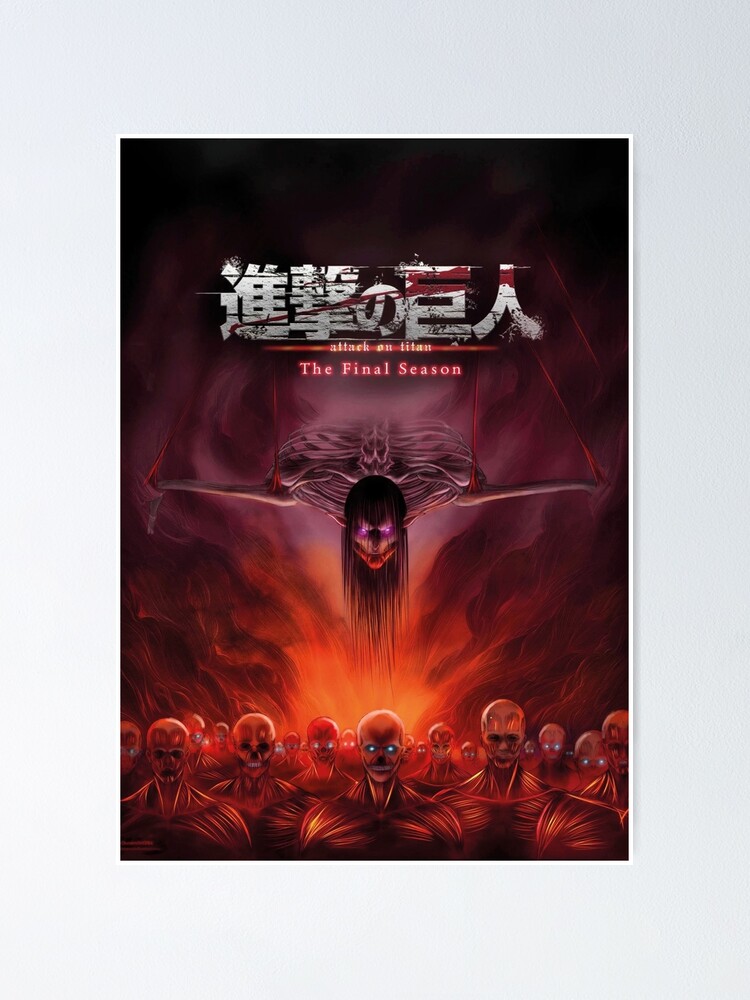 "Attack on titan Rumbling" Poster for Sale by SeerEmperor | Redbubble