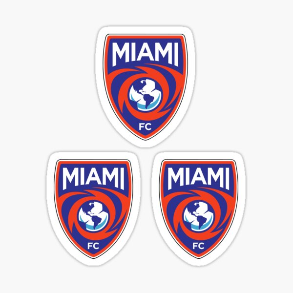 "MIAMI FC-TEAM LOGO" Sticker for Sale by Cotton4u | Redbubble
