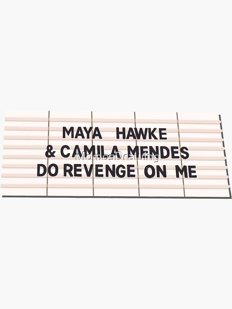 "Do revenge - tv show" Sticker for Sale by MomosDrawing | Redbubble