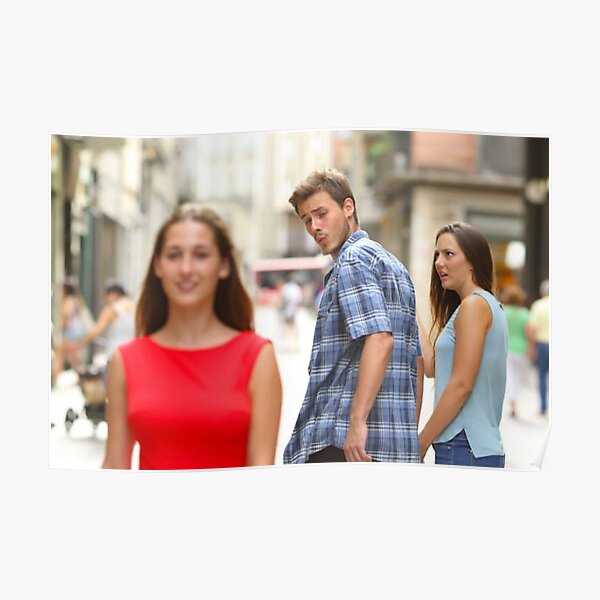 Distracted Boyfriend Meme Template