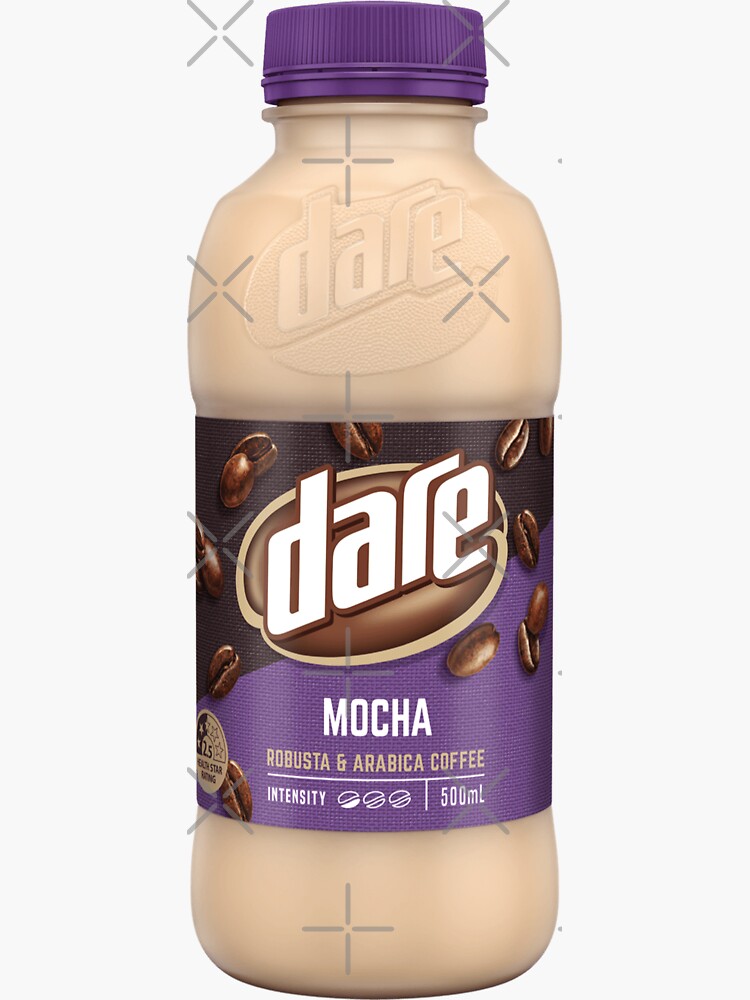 "Dare Iced Coffee Mocha" Sticker for Sale by lewismate | Redbubble