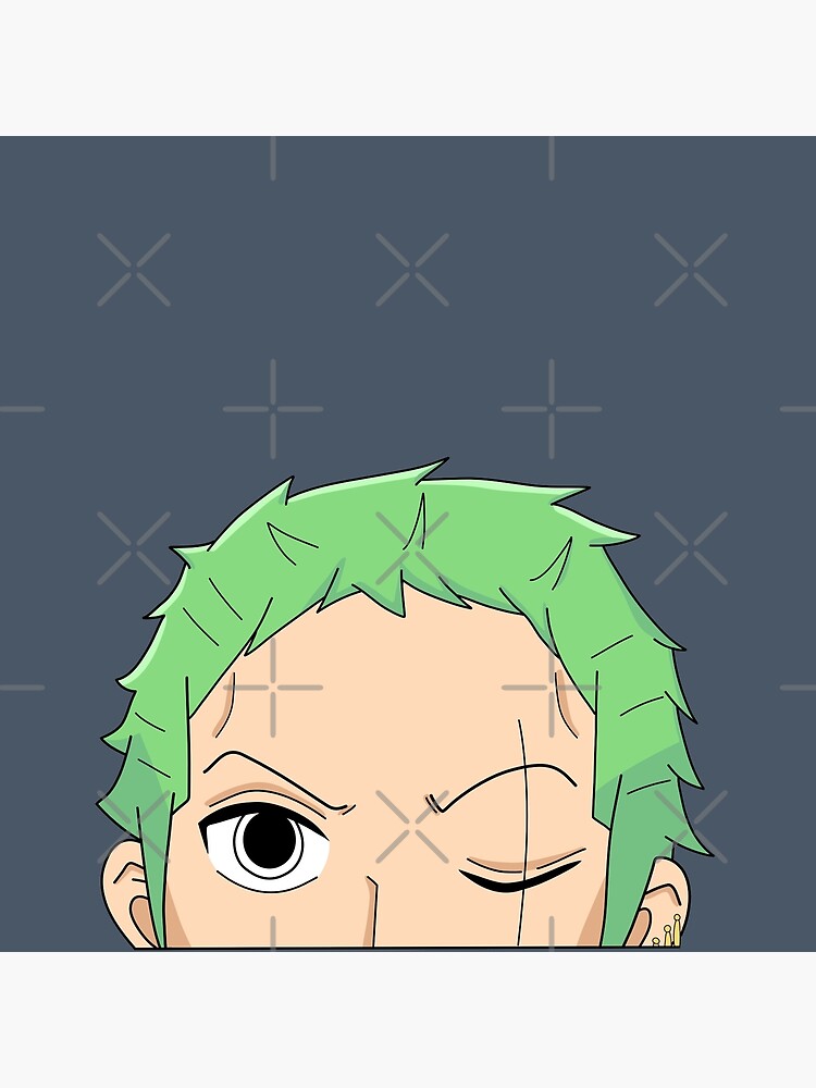 "Anime car stickers window | Roronoa zoro car decal | Anime peeking ...