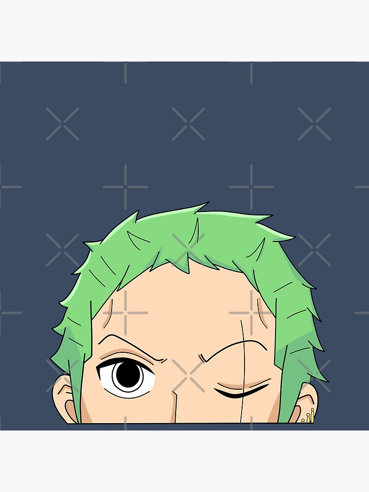 "Anime car stickers window | Roronoa zoro car decal | Anime peeking ...