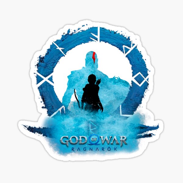 "god of war ragnarok " Sticker for Sale by kaandalf | Redbubble