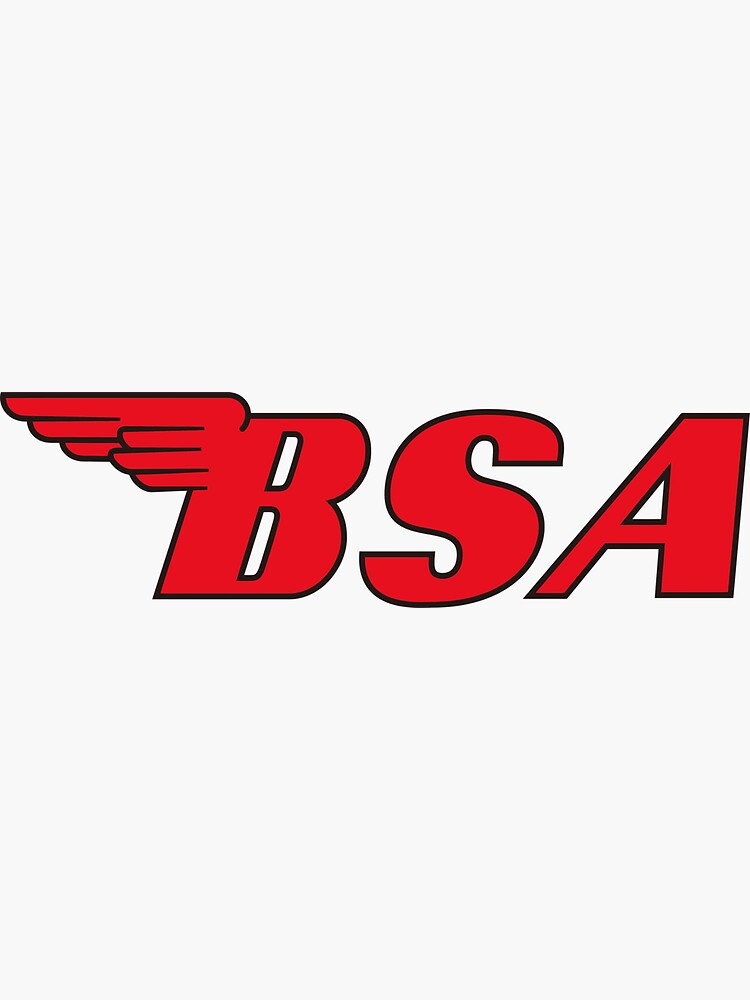 "BSA" Sticker for Sale by jametdomorinew | Redbubble
