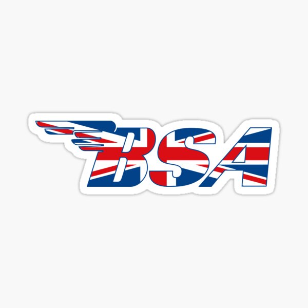 "Bike BSA british" Sticker for Sale by jametdomorinew | Redbubble