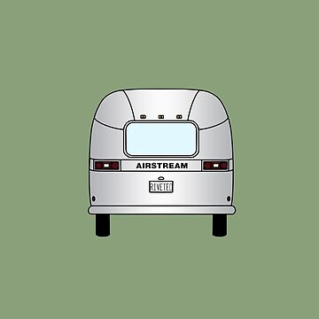 "Airstream travel trailer vintage riveted camper" Sticker for Sale by ...