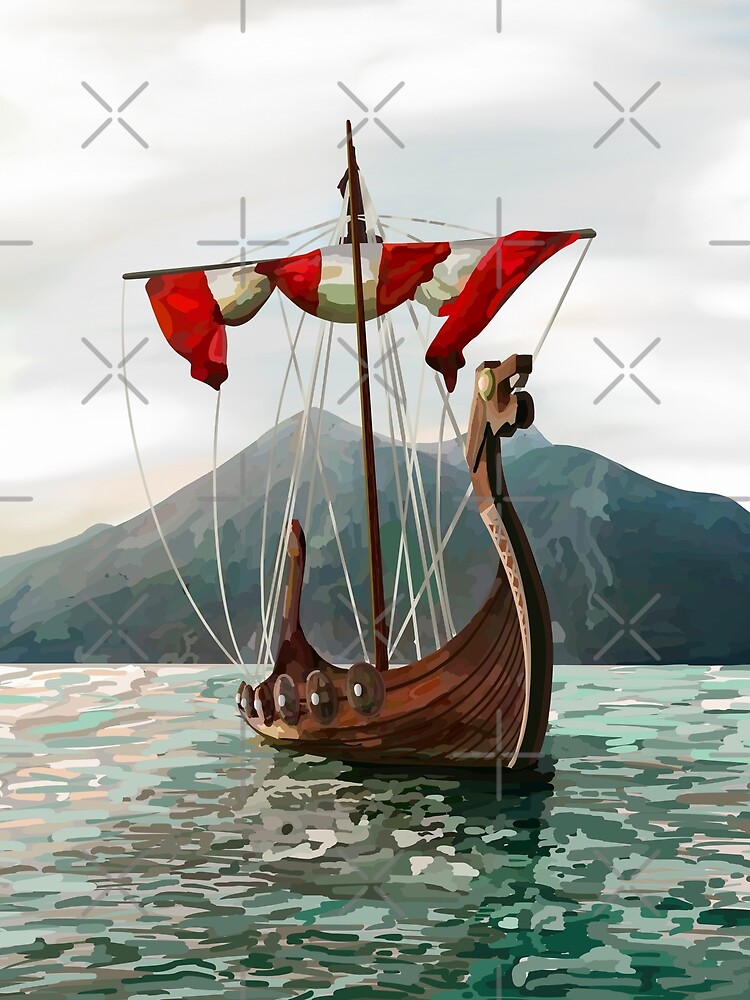 "Viking longship " Graphic T-Shirt for Sale by TammyJX | Redbubble
