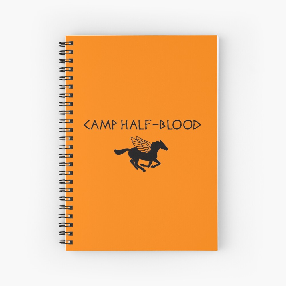 "Camp Half-Blood - Percy Jackson" Spiral Notebook for Sale by seasmiles ...