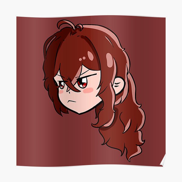 "Cute Chibi Diluc Ragnvindr" Poster for Sale by Hinagiku-Art | Redbubble