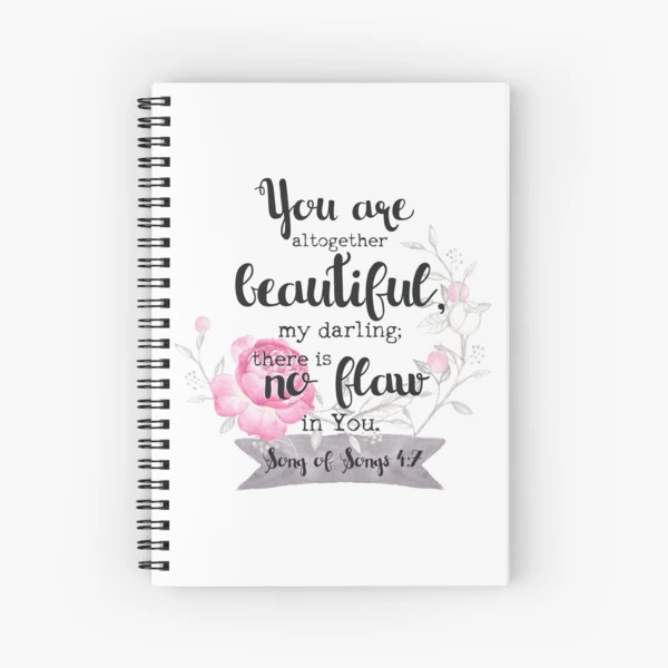 You Are Beautiful Bible Verse NIV, Beautiful Word Bible For Girls,