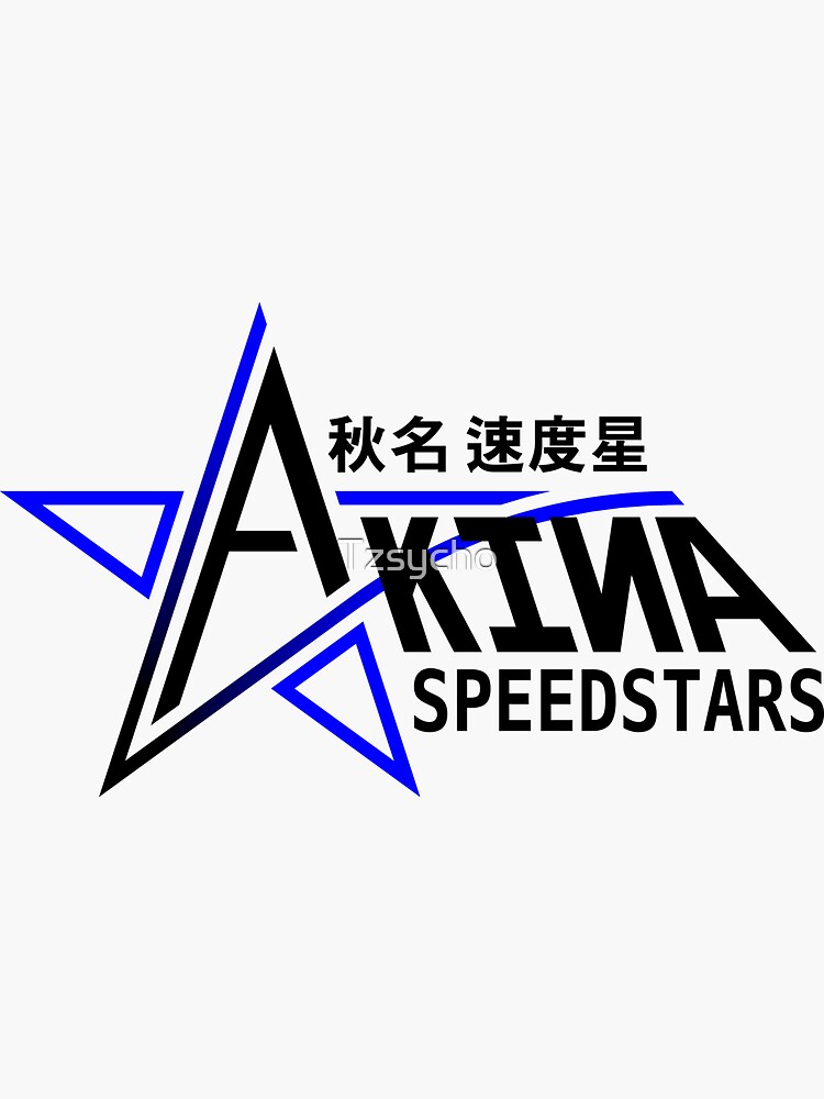 "Akina SpeedStars" Sticker for Sale by Tzsycho | Redbubble
