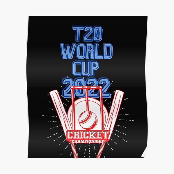 "Icc t20 world cup 2022 design 01" Poster for Sale by GalleryPriya ...