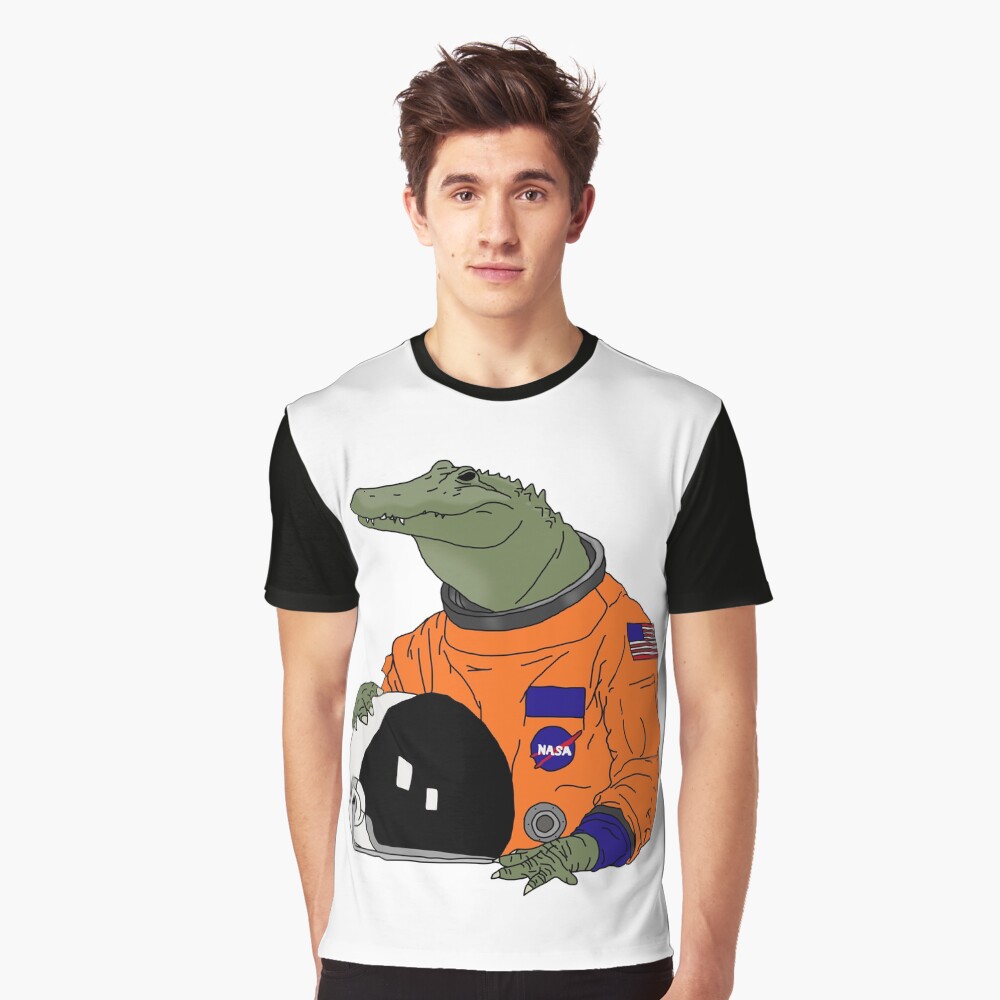 "Space Gator - Full Colour" Sticker for Sale by BexAinley | Redbubble