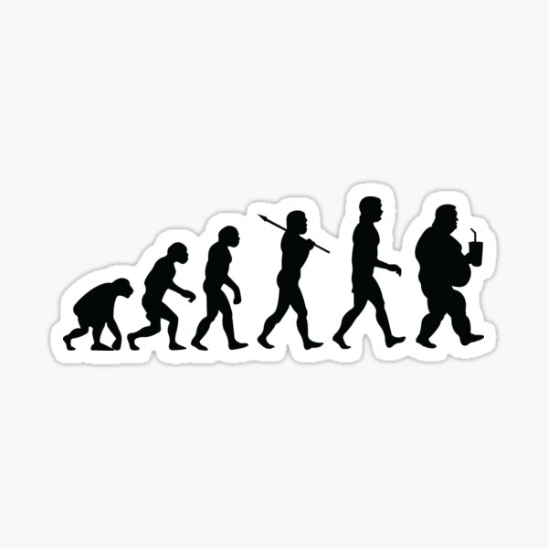 "Sapiens,Human Evolution,Humankind" Sticker for Sale by stamppiyathat ...