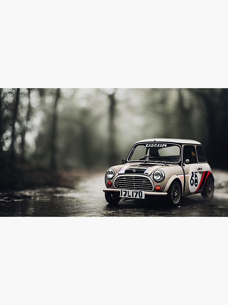 "Classic Mini Rallye" Poster for Sale by Expedition-AI | Redbubble