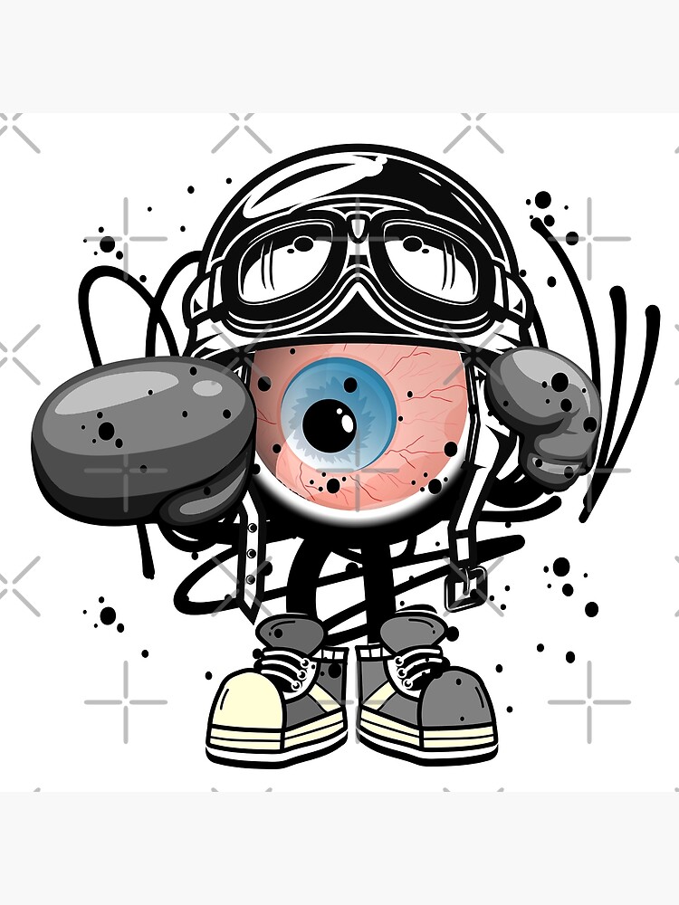 "Boxing Monster Graffiti Street Art" Art Print for Sale by ...