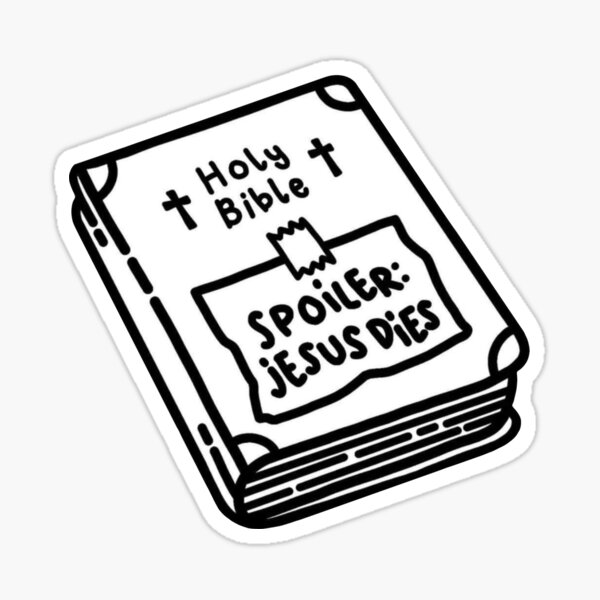 "Holy Bible" Sticker for Sale by AmelieLacroix | Redbubble