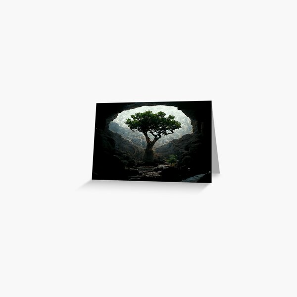 "Tree Of Life Unwind Art Work / The Tree Of Life Design" Greeting Card ...