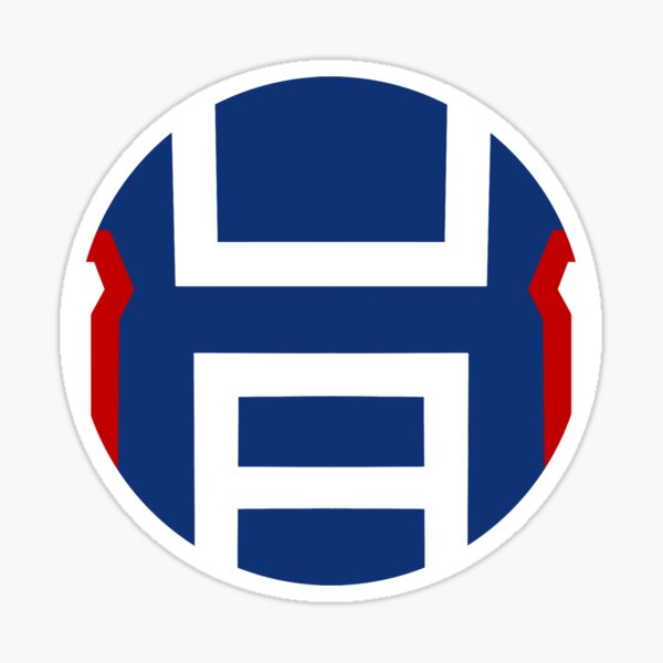 "MHA: Yuuei Badge (僕のヒーローアカデミア)" Sticker for Sale by buttermilkkook ...