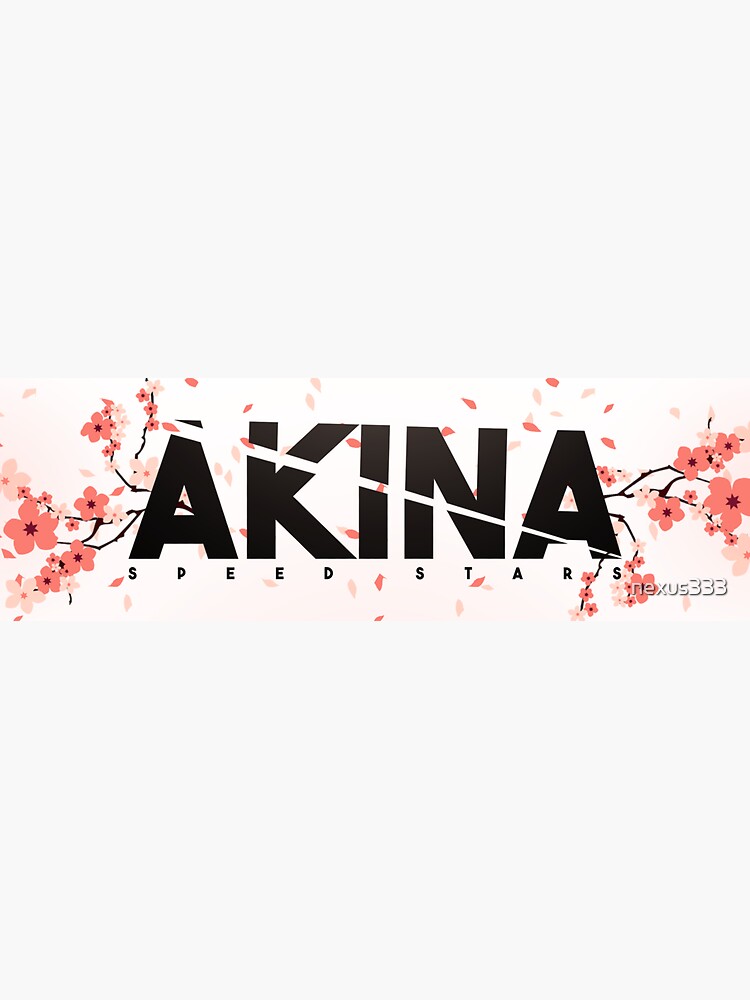 "AKINA SPEED STARS STICKER" Sticker for Sale by nexus333 | Redbubble