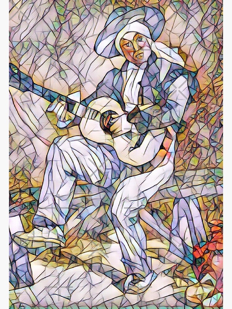 "Music Theme Man Playing Guitar" Sticker for Sale by designsclaudia ...