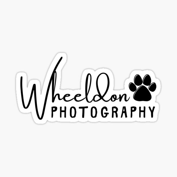 "Wheeldon Photography Fan Goodies!" Sticker for Sale by WheeldonArt ...
