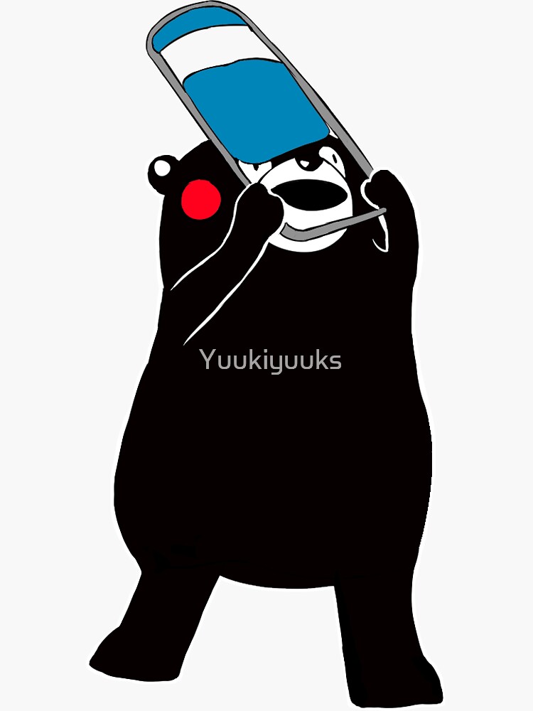 "Kumamon" Sticker for Sale by Yuukiyuuks | Redbubble