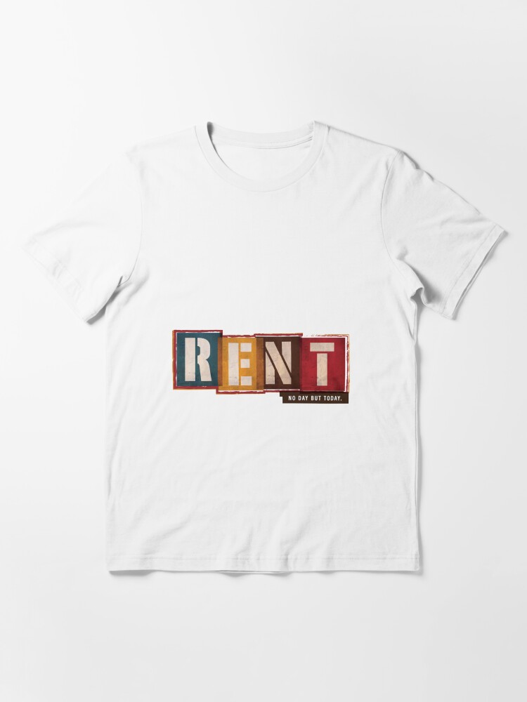 "Rent the Musical" T-shirt for Sale by musicalsoundtra | Redbubble ...