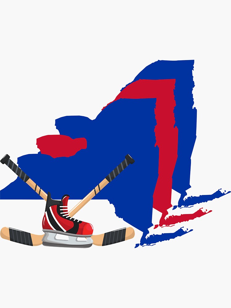 "New York Border, Rangers" Sticker for Sale by LatterDaze | Redbubble