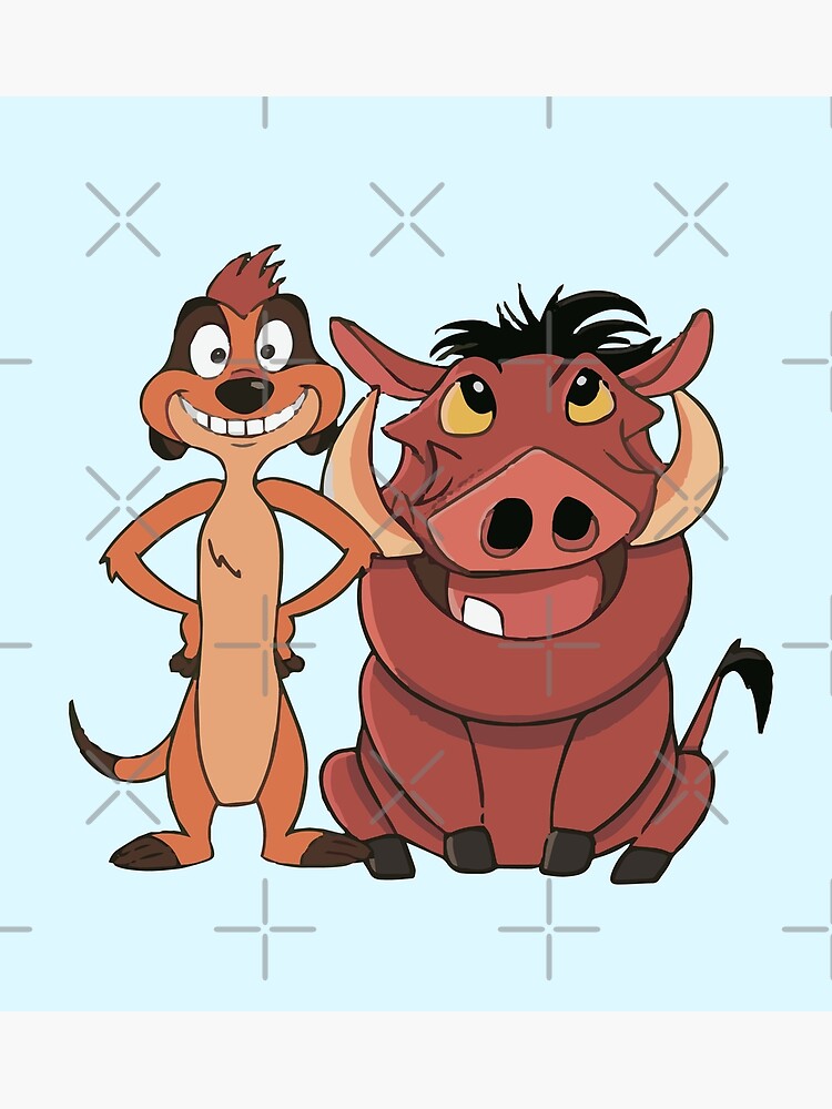 "Timon and Pumba" Poster for Sale by swagster9 | Redbubble