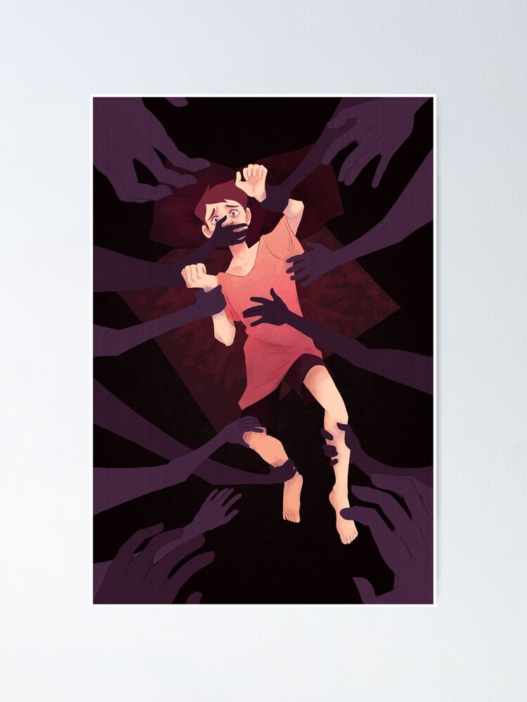 "sleep paralysis" Poster for Sale by tesscourtes | Redbubble